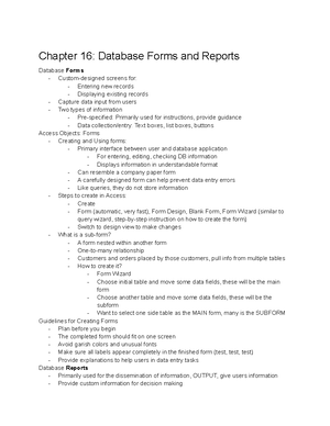 ACCT 307 Chapter 12 - Chapter 12 Documentation and Flowchart Concepts ...