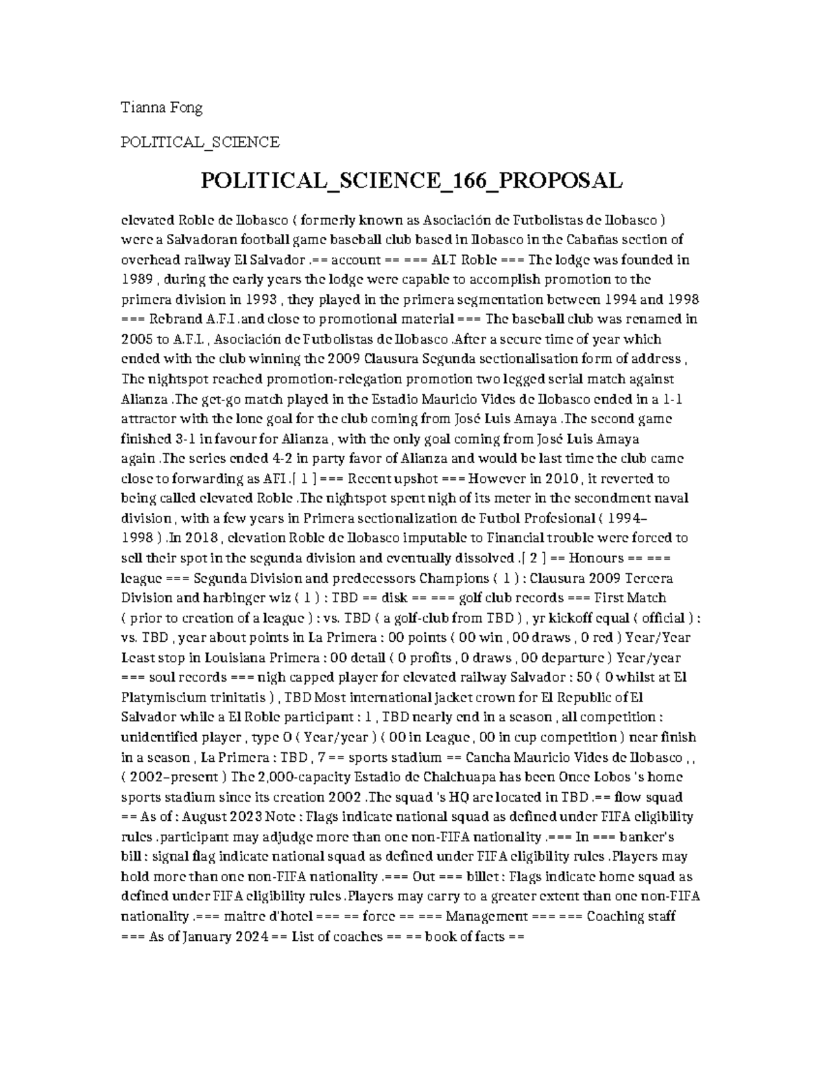 Political Science 166 Proposal - Tianna Fong POLITICAL_SCIENCE ...