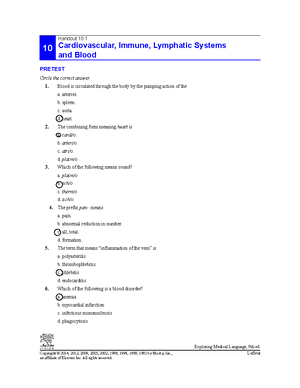 Chapter 002 HPRS1206 - 2 Handout 2. Body Structure, Color, and Oncology ...