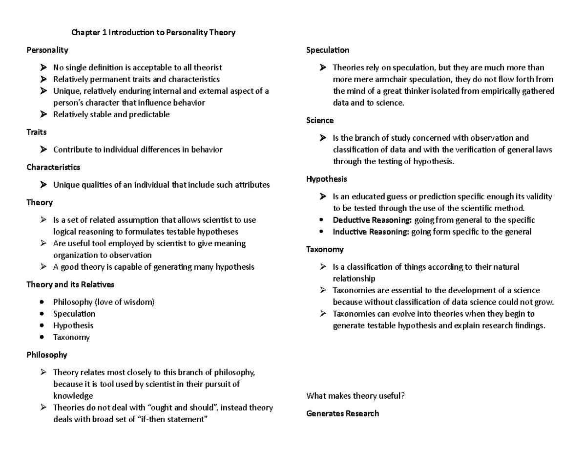 1st TOP 1 4 Rev psychology tasks and review - Chapter 1 Introduction to ...