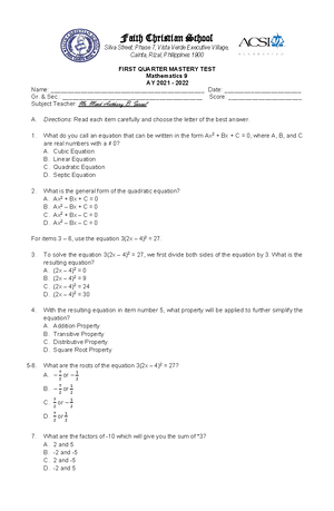 Activity IN MMW - Read - MATHEMATICS IN THE MODERN WORLD JOSHUA V ...