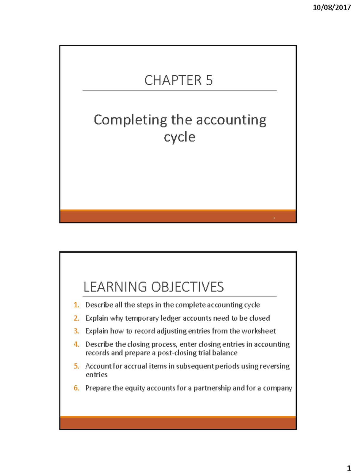 Lecture Ch05 - ACCG611 - MQ - Studocu