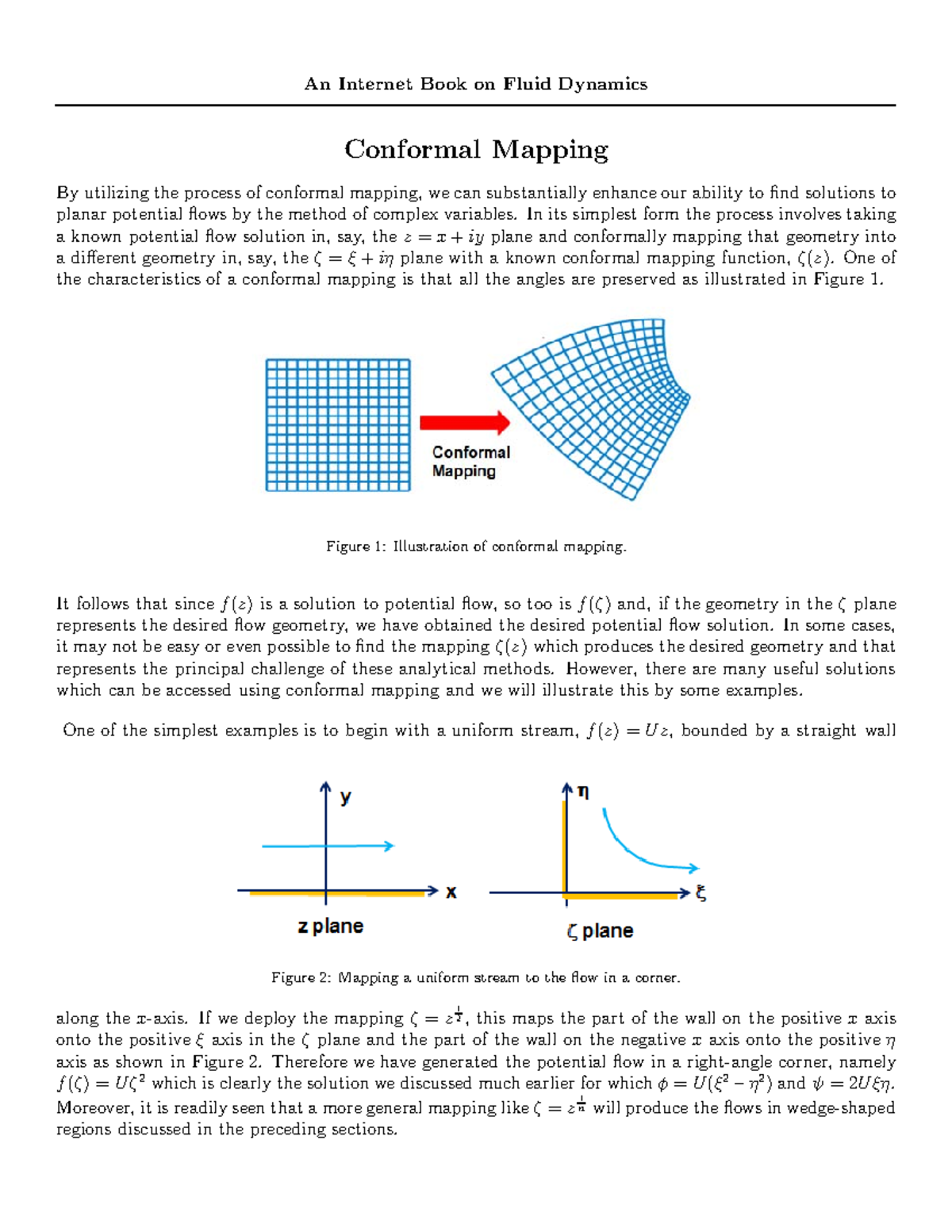 Conformalmapping - lecture notes - An Internet Book on Fluid Dynamics ...