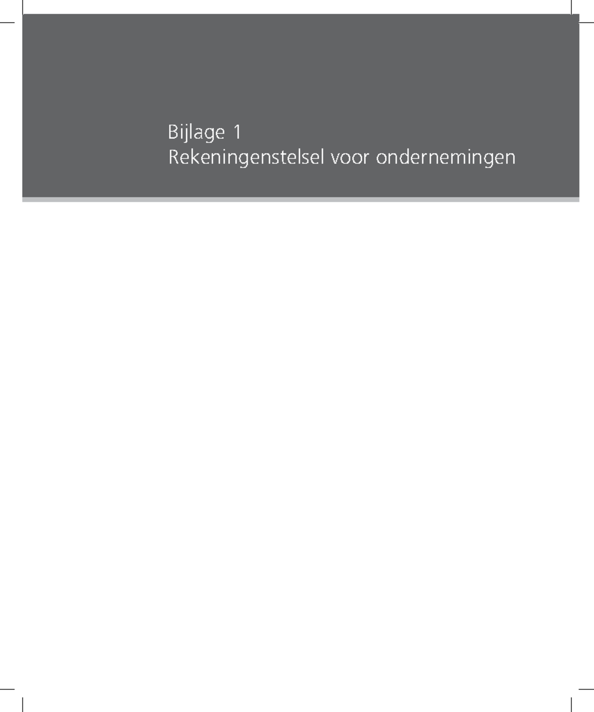 MAR - Rekeningstelsel voor ondernemingen - Bijlage 1 Rekeningenstelsel ...