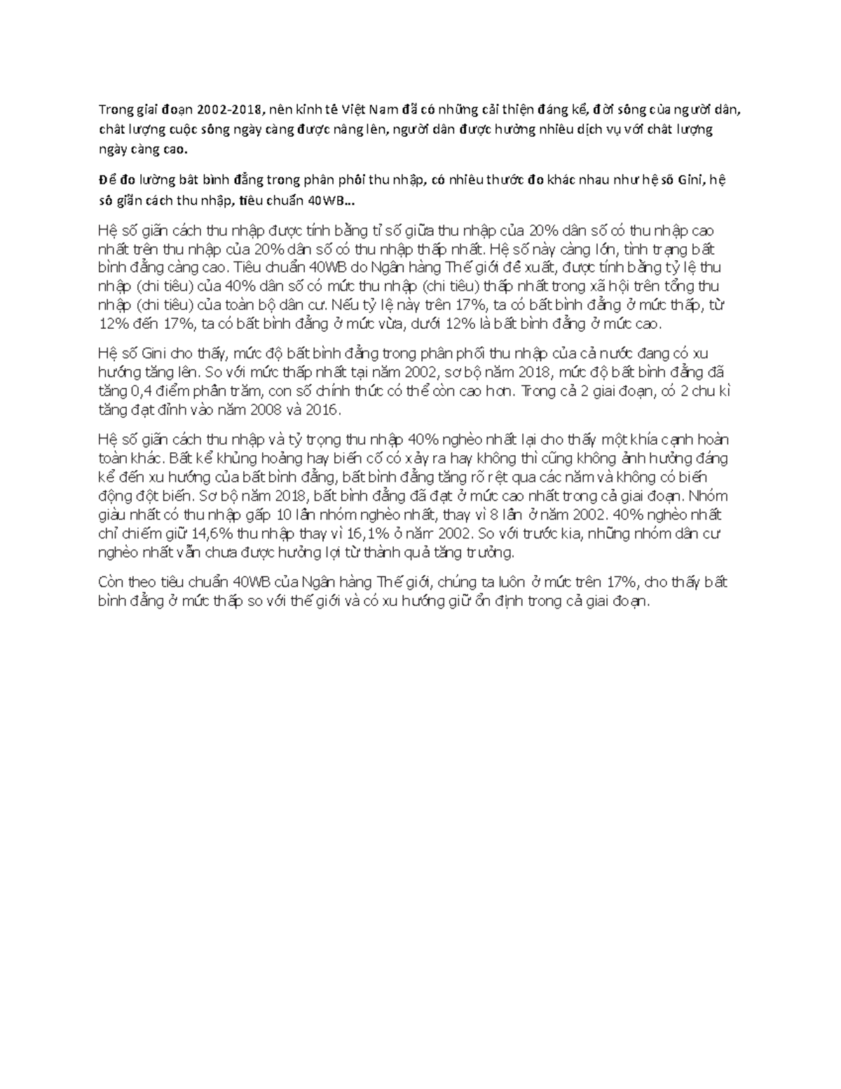 Trong giai đoạn 2002 - ádasd - Trong giai đo n 2002-2018, nềền kinh tềế Vi t Nam đã có nhạ ệ ững ...