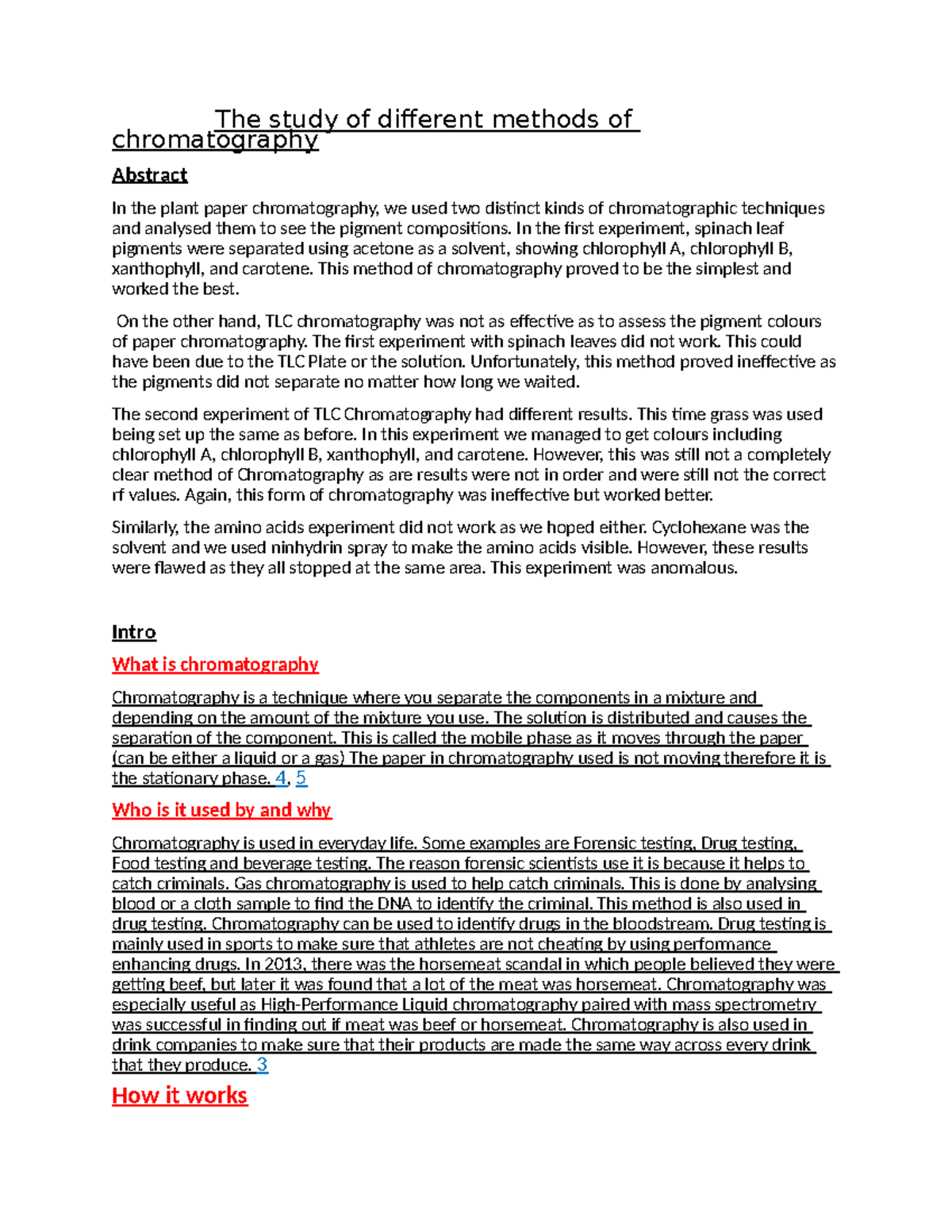 Main work - Copy - wasdwad - The study of different methods of ...