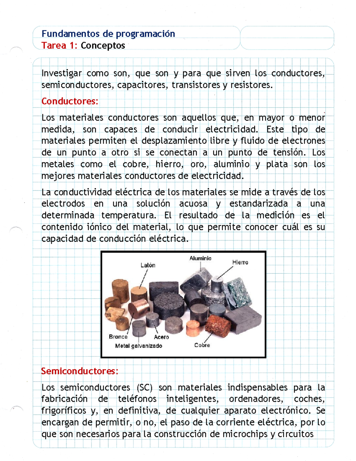 Fundamentos De Programación Fundamentos De Programación Tarea 1 2927