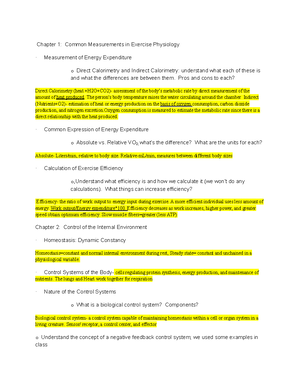 Exam 3 Review Physiology - Chapter 13 and 14: The Physiology of ...