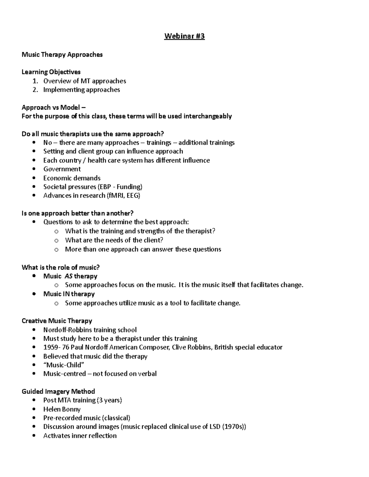 Webinar 3 - Notes - Music 2Mt3 - McMaster - Studocu