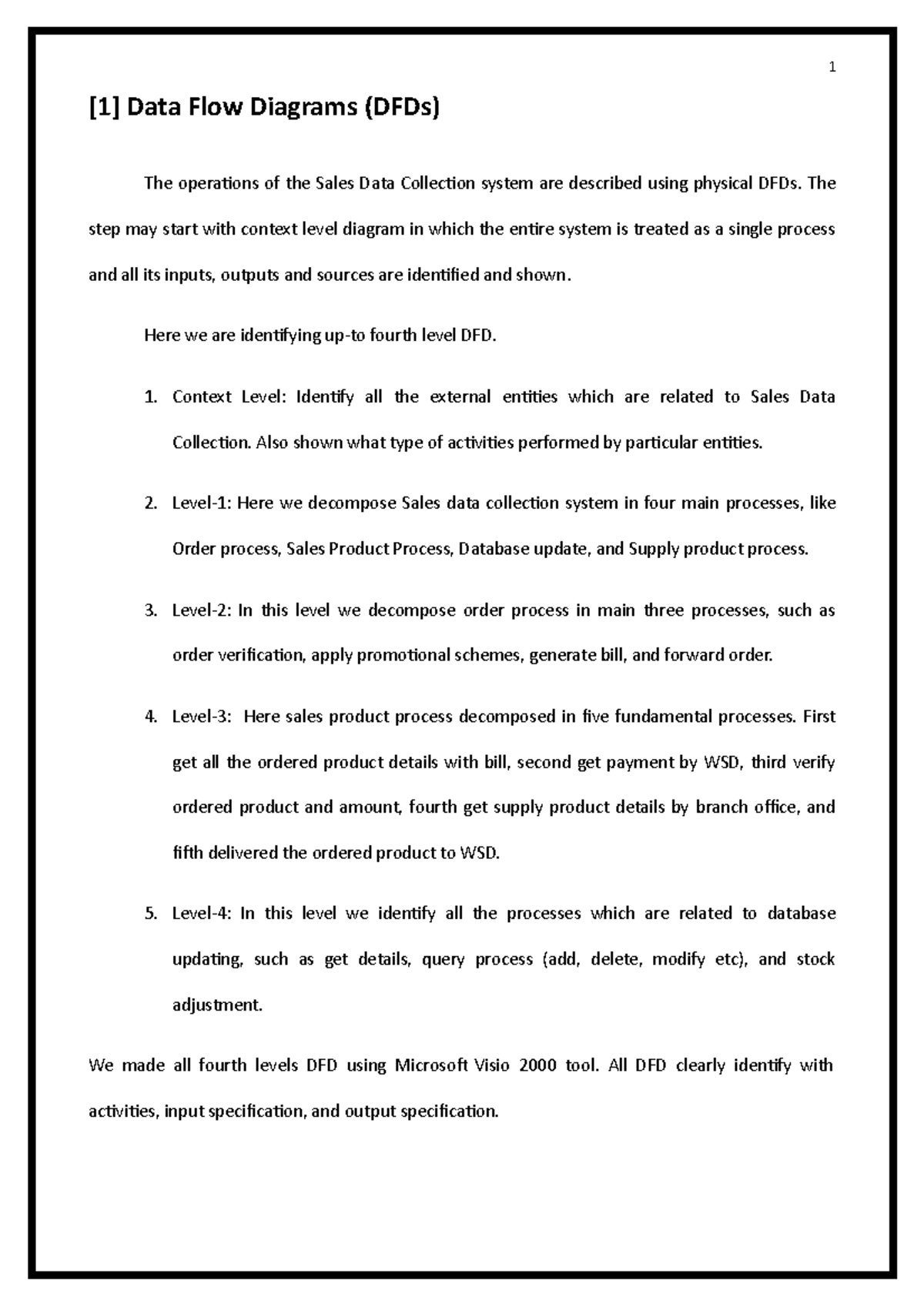 Se001 dfd data dictionary - [1] Data Flow Diagrams (DFDs) The ...