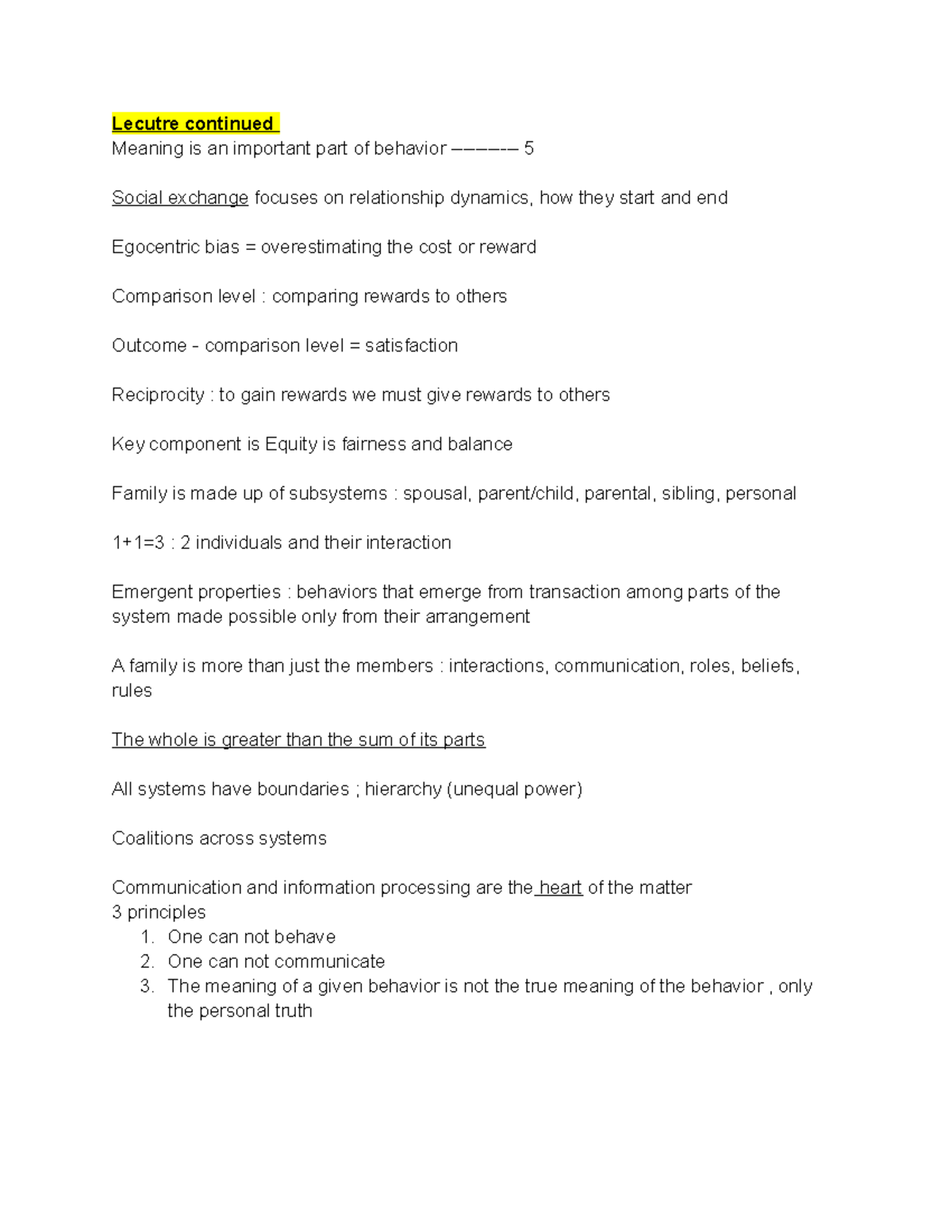 Module 1 Week 1 2 Lecutre Notes Lecutre Continued Meaning Is An Important Part Of Behavior 5