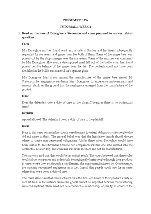 Tutorial 3 and Tutorial 4 (Week 3) - Tutorial 3 – Terms and Conditions in Employment Contracts ...