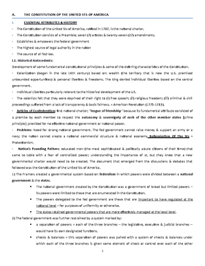 Introduction to the US Legal System - Summary Unit I: Course ...