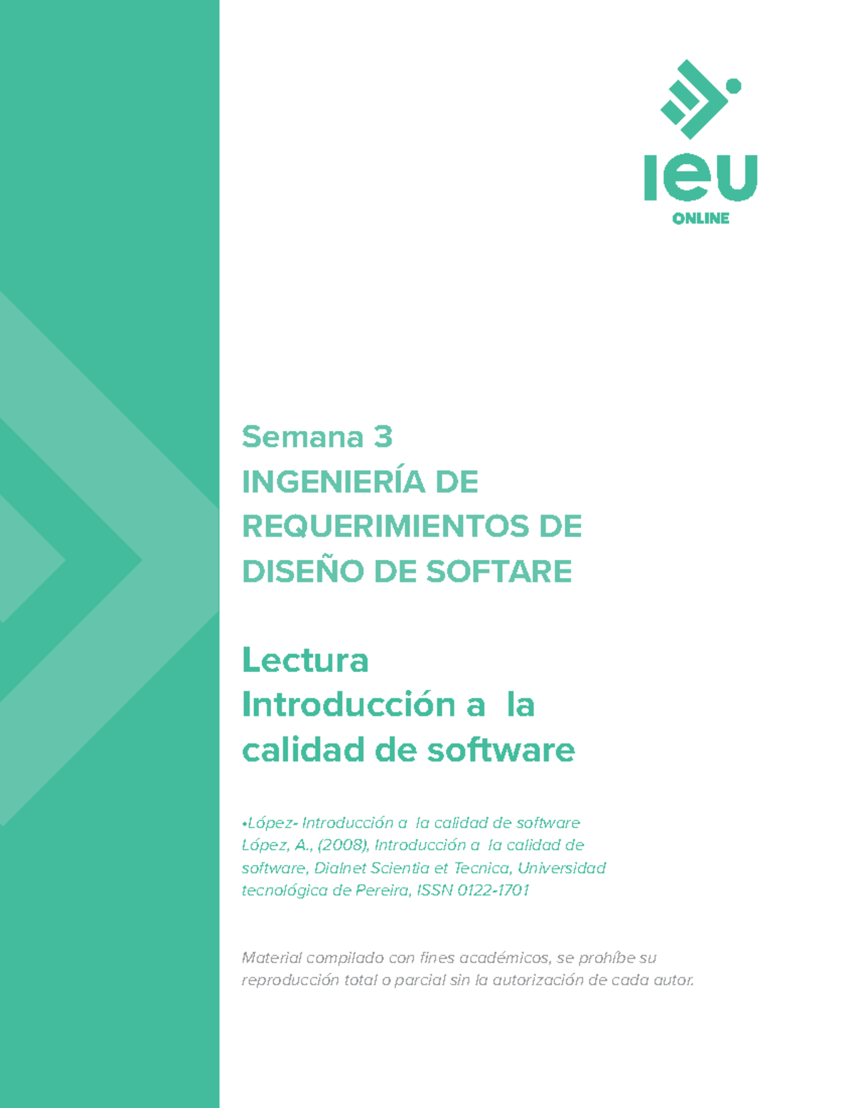 Base S3 - sadasdasdasd - Semana 3 INGENIERÍA DE REQUERIMIENTOS DE ...
