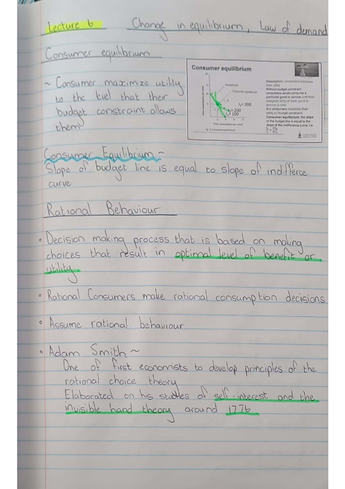 Lecture 6 LEK 210 - Summary Introduction to agricultural economics ...