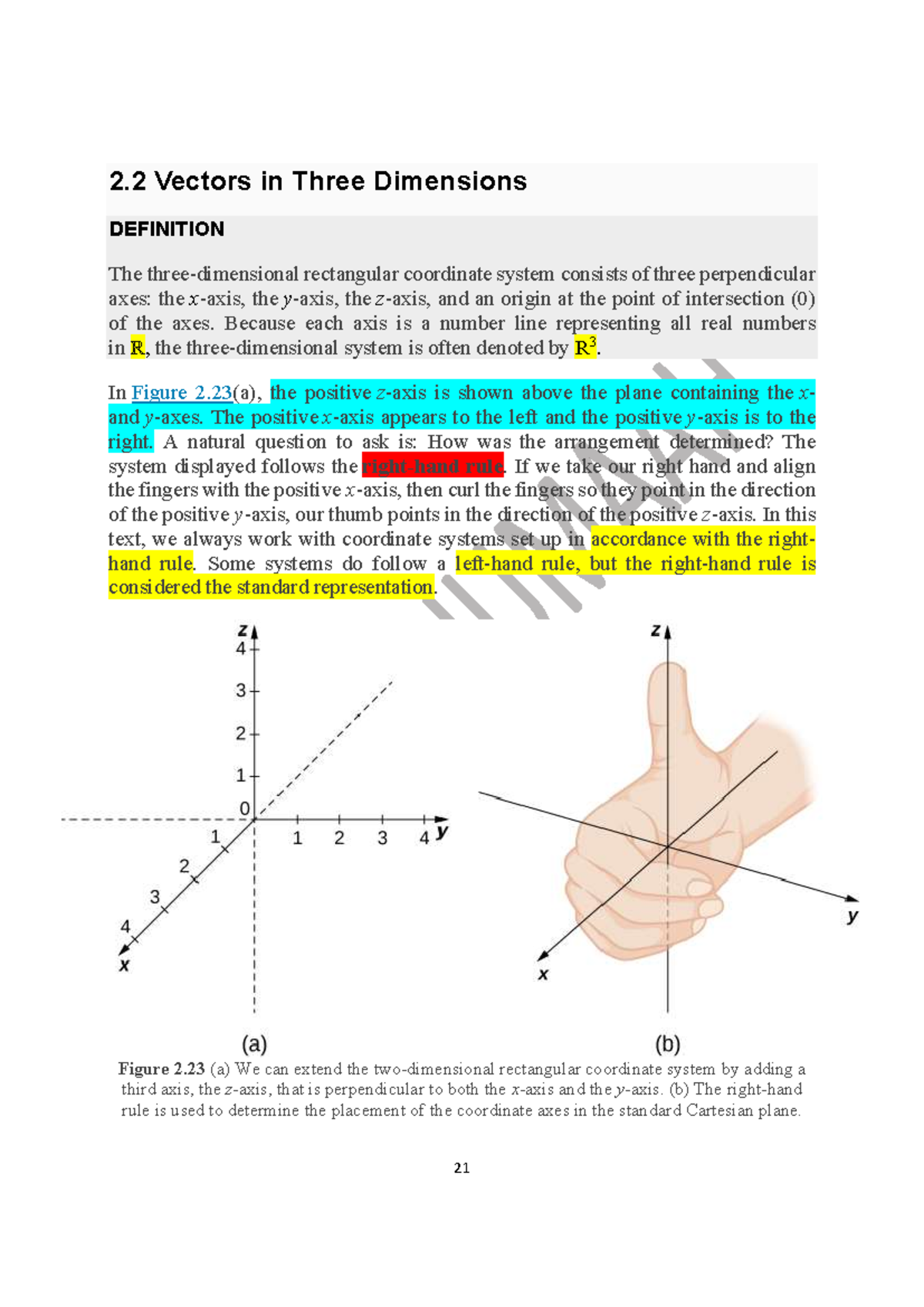 Vectors 3 - 2 Vectors in Three Dimensions DEFINITION The three ...
