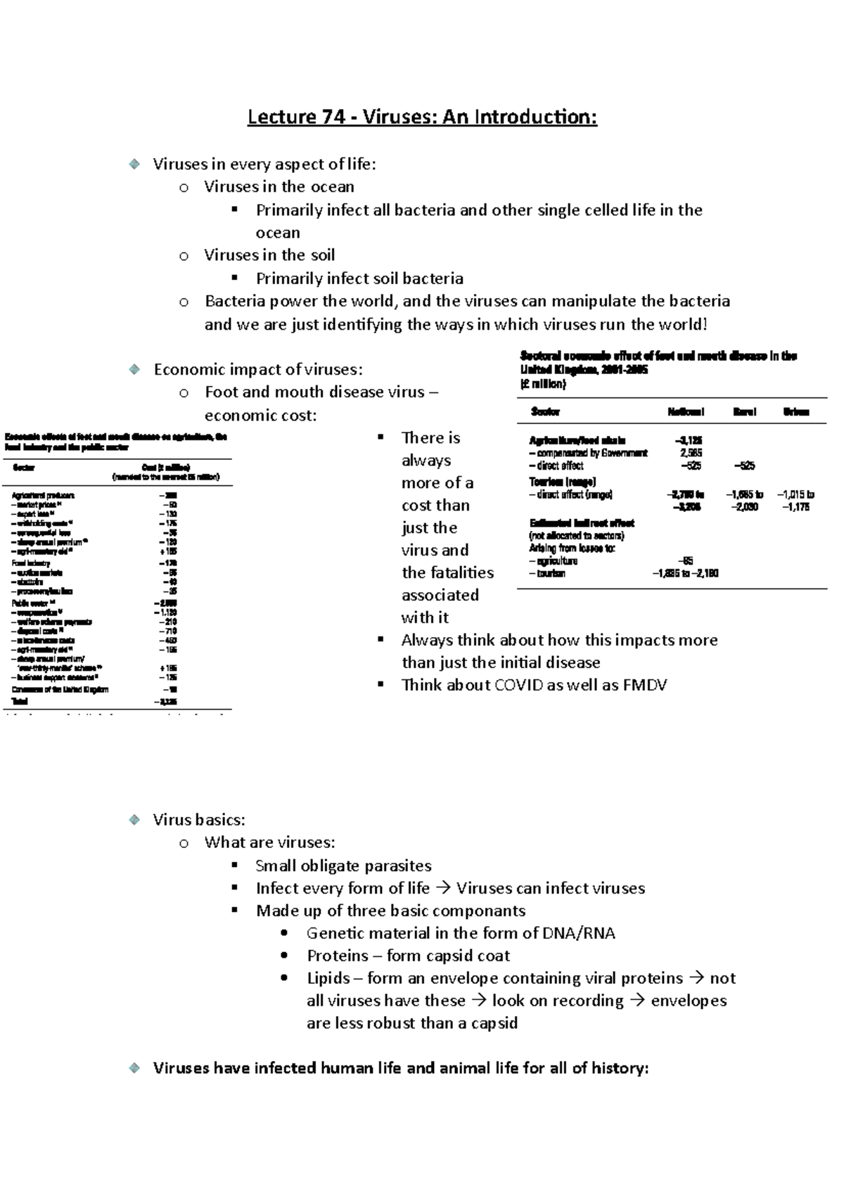 Lecture 74 Viruses An Introduction Lecture 74 Viruses An