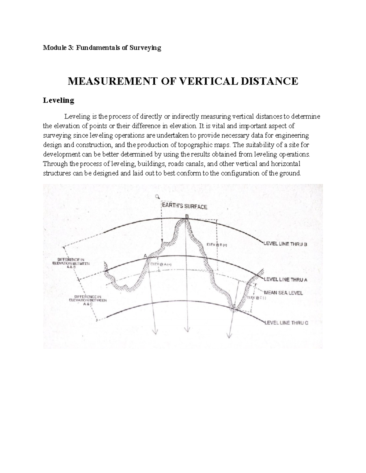 Module 3 - Engr. Emar Abres - Module 3: Fundamentals of Surveying ...