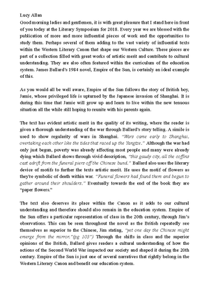 1.1 Exemplar- Annotated Student Sample - Criteria Exemplar Criteria ...