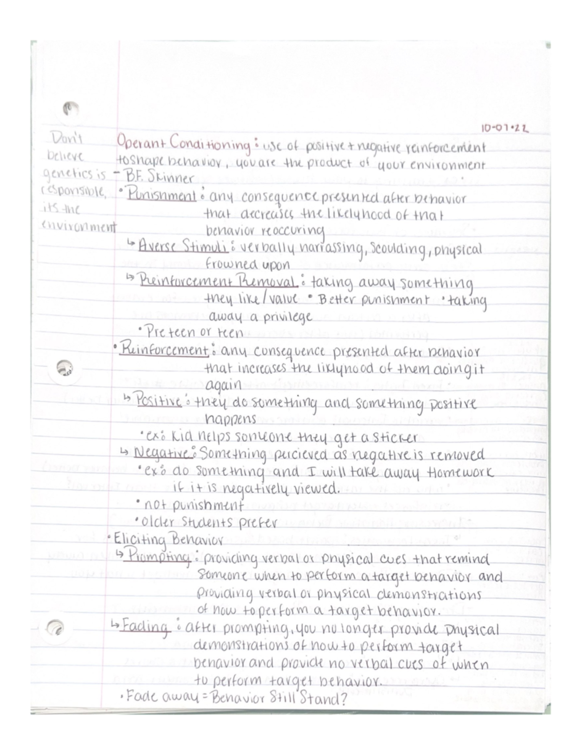 Psych exam 2 notes - PSYC 1100 - Studocu