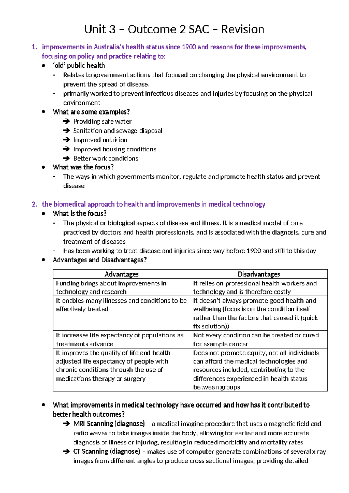 HHD Unit 3 AOS 2 - ihkj - Unit 3 – Outcome 2 SAC – Revision ...