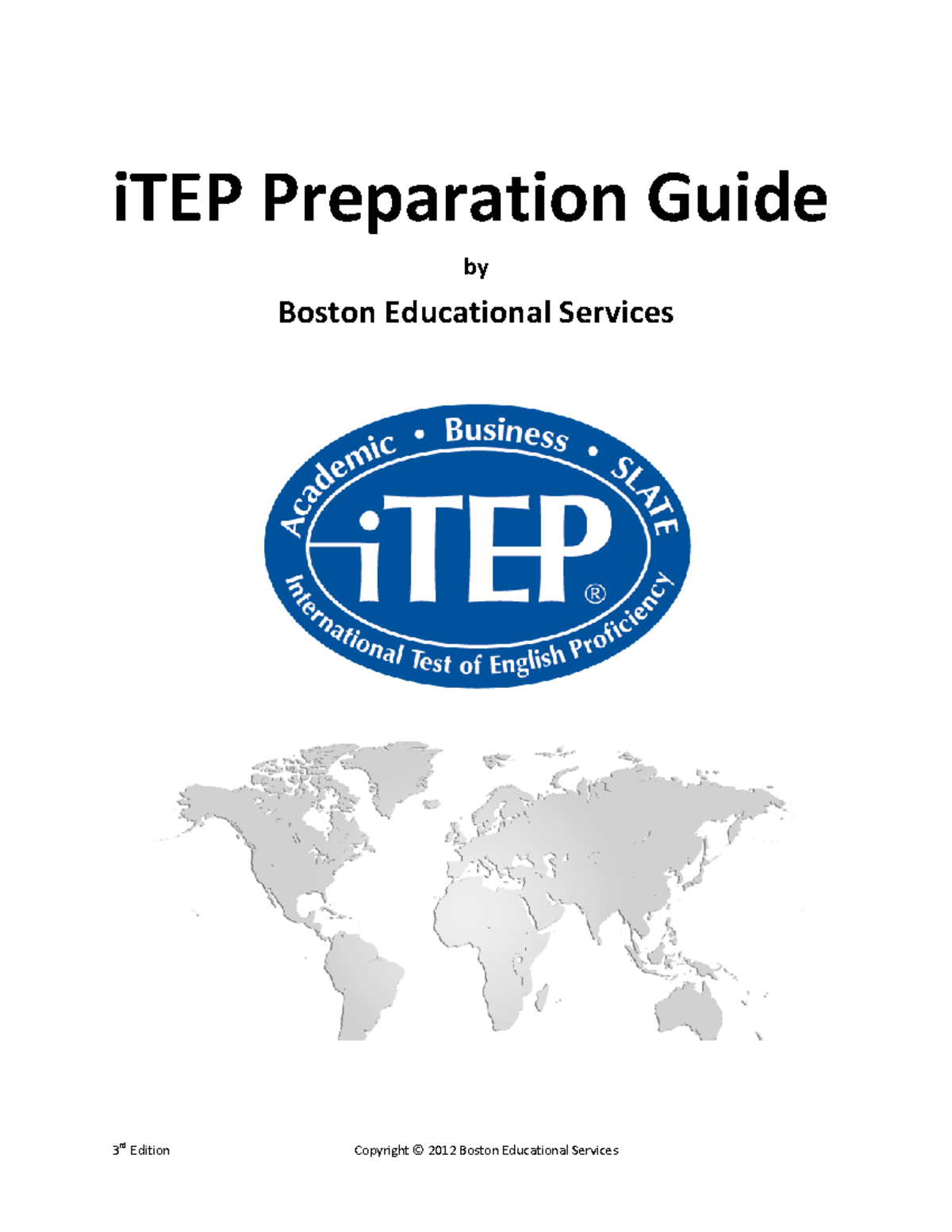 I TEP Preparation Guide 3rd Edition 22JUN12 - 3 rd Edition Copyright ...