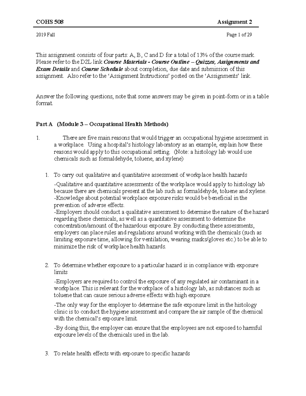 Assignment 2- 2019 Fall Page 1 of 29 This assignment consists of four ...