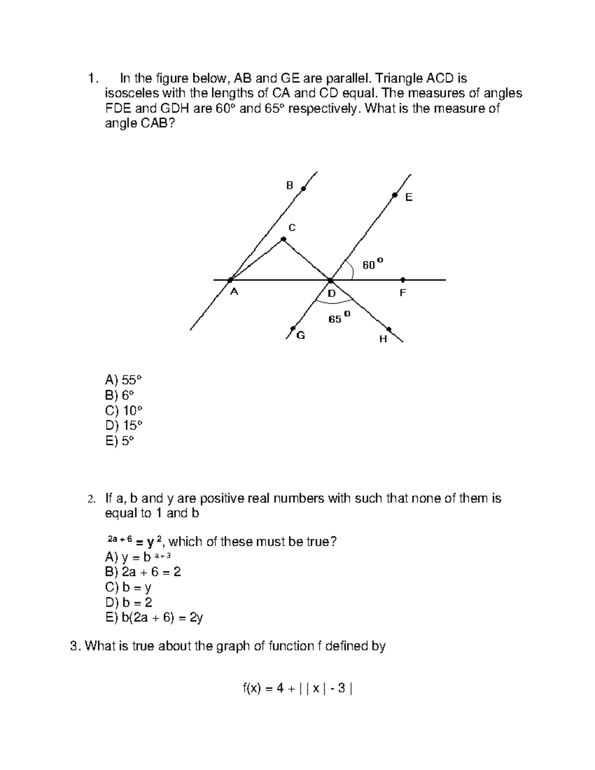 1603855990 SAT Math Level 1 - Studocu