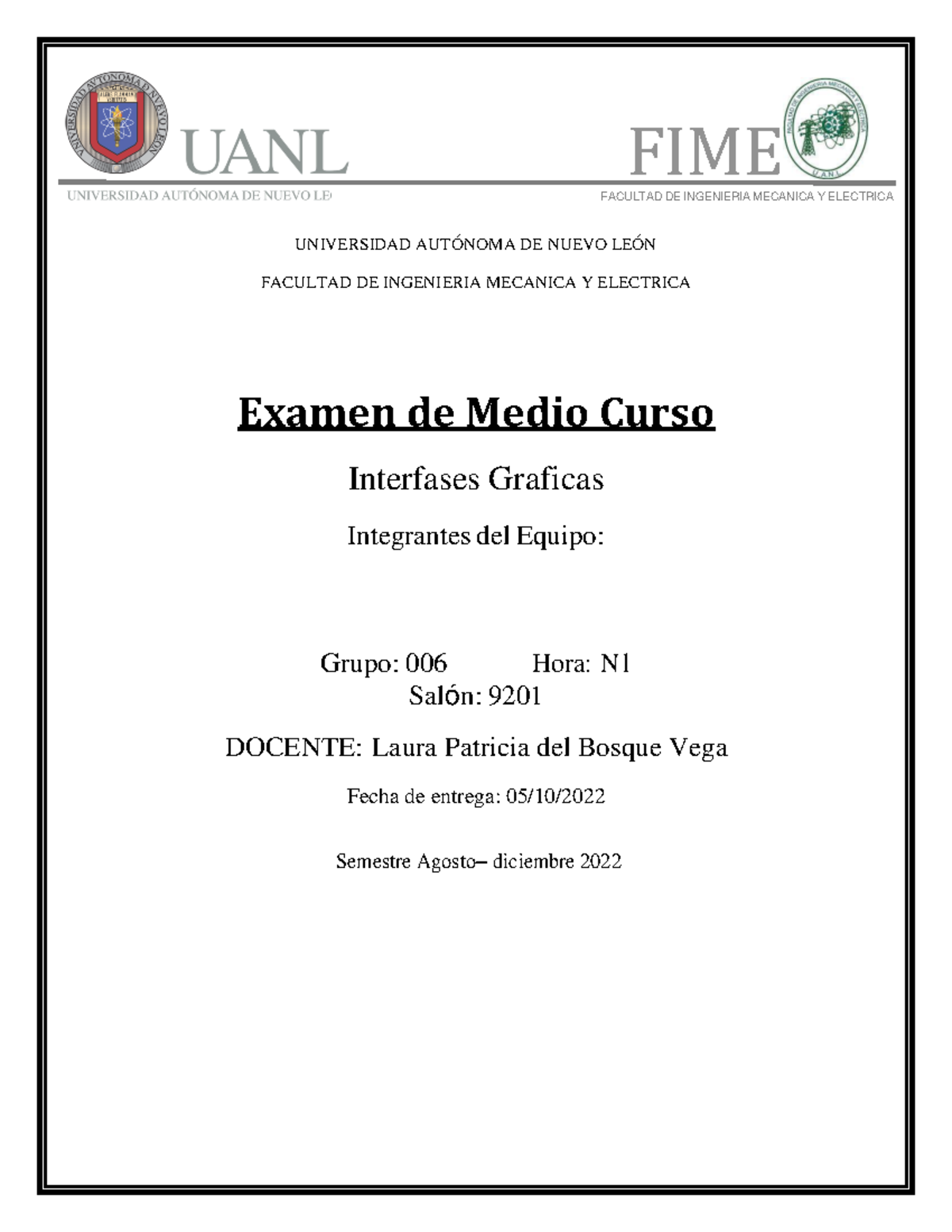 EMC Interfases Graficas-IG - FIME FACULTAD DE INGENIERIA MECANICA Y ...