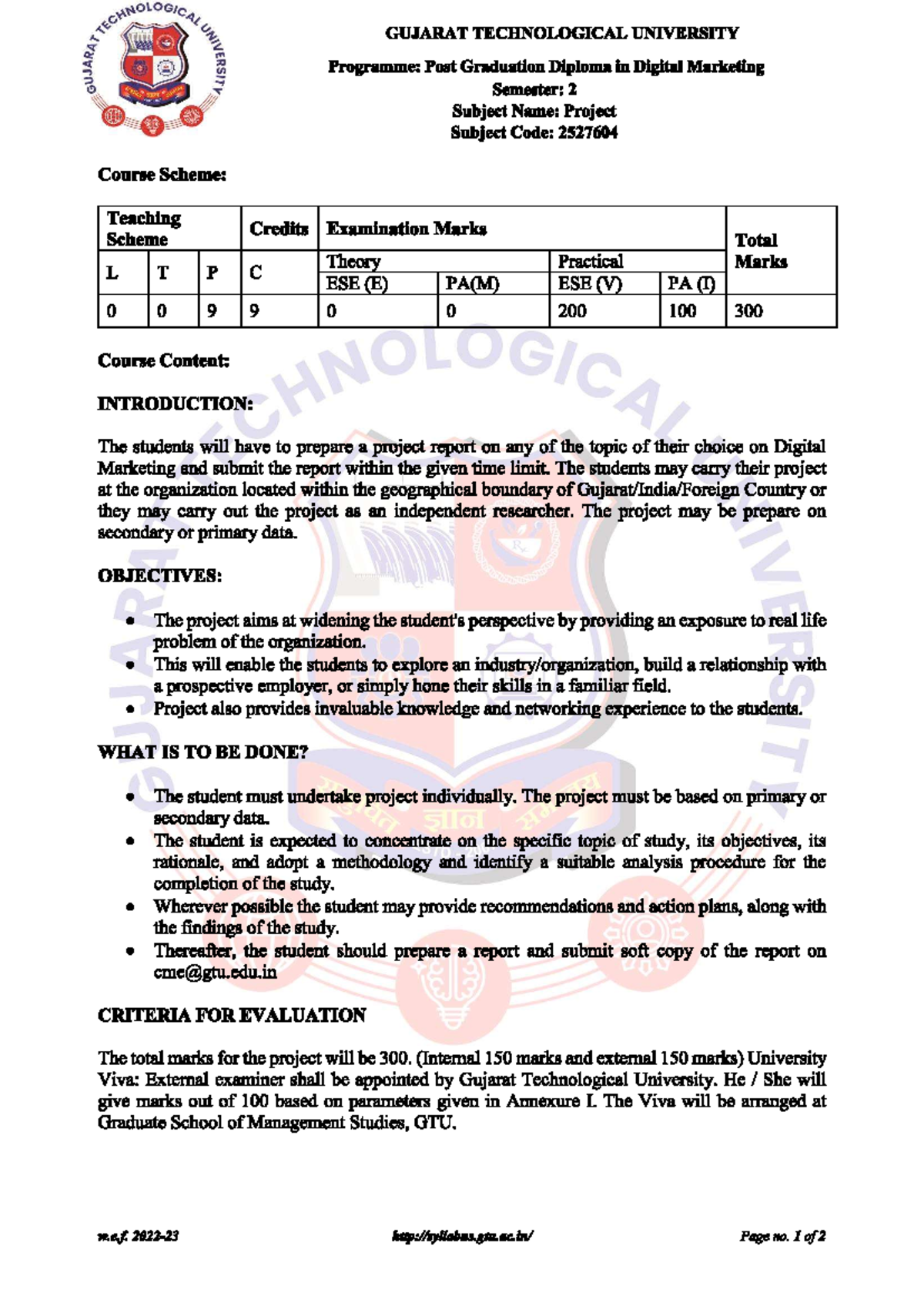 Guideline - MBA - Studocu