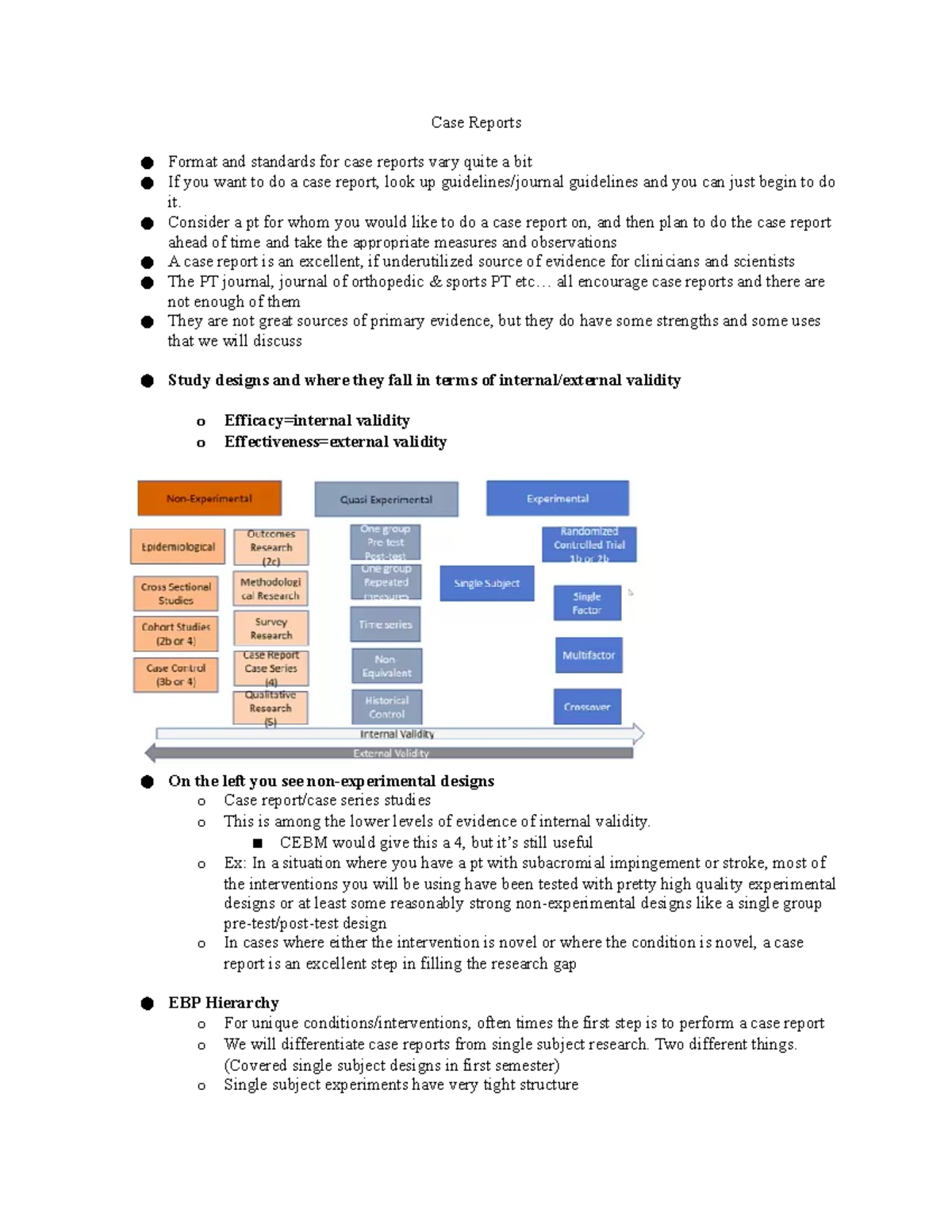 Case Reports - Lecture notes 3 - Case Reports Format and standards for ...