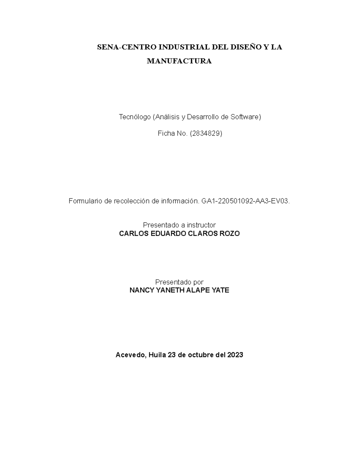 Tecnica PARA Levantamiento DE Informacion (1)nancy - SENA-CENTRO ...
