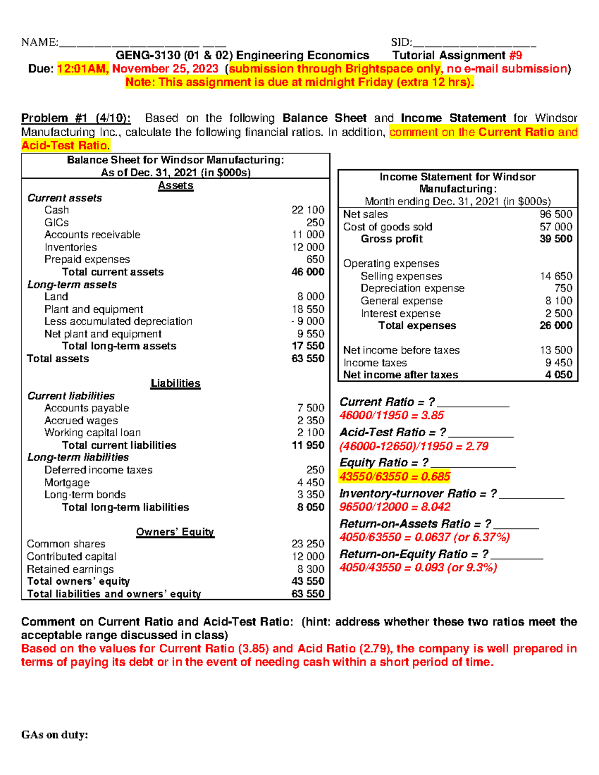 Tutorial-9-solution - tutorial 9 - NAME:________________________ ____ SID ...