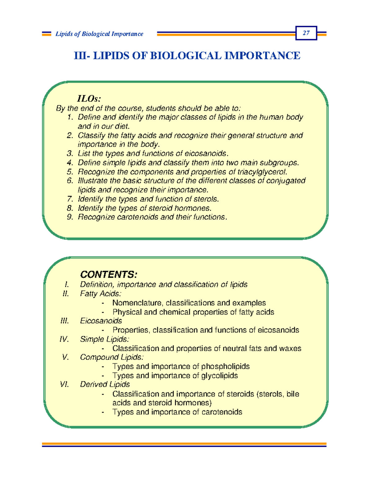 003Lipid Chemistery - Biochemistry about lipids and their metabolism ...