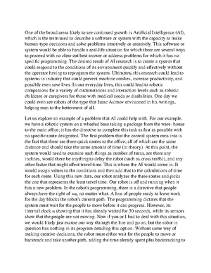 Robot programming and control - This involves creating software and ...