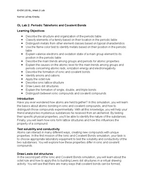 Wk 4 lab - week 4 lab document - OL Lab 7: Ideal Gas Law Learning ...