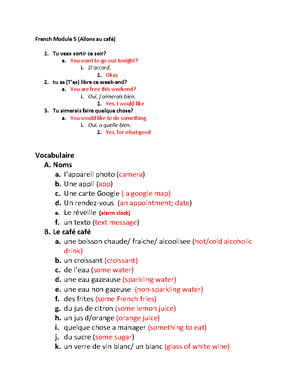 Module Two Grammar - Module 2: Les verbes réguliers en « -er » regarder ...