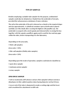 Planning A Subsurface Exploration, Procedures, Stages of explorations ...