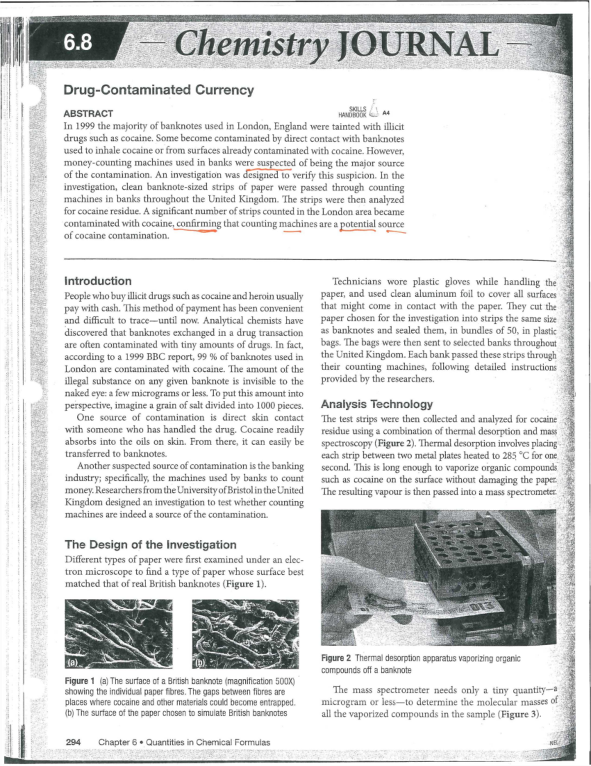 6.8 ARt ICLE Drug Cont Currency - %'M- Wh Drug-Contaminated Currency ...