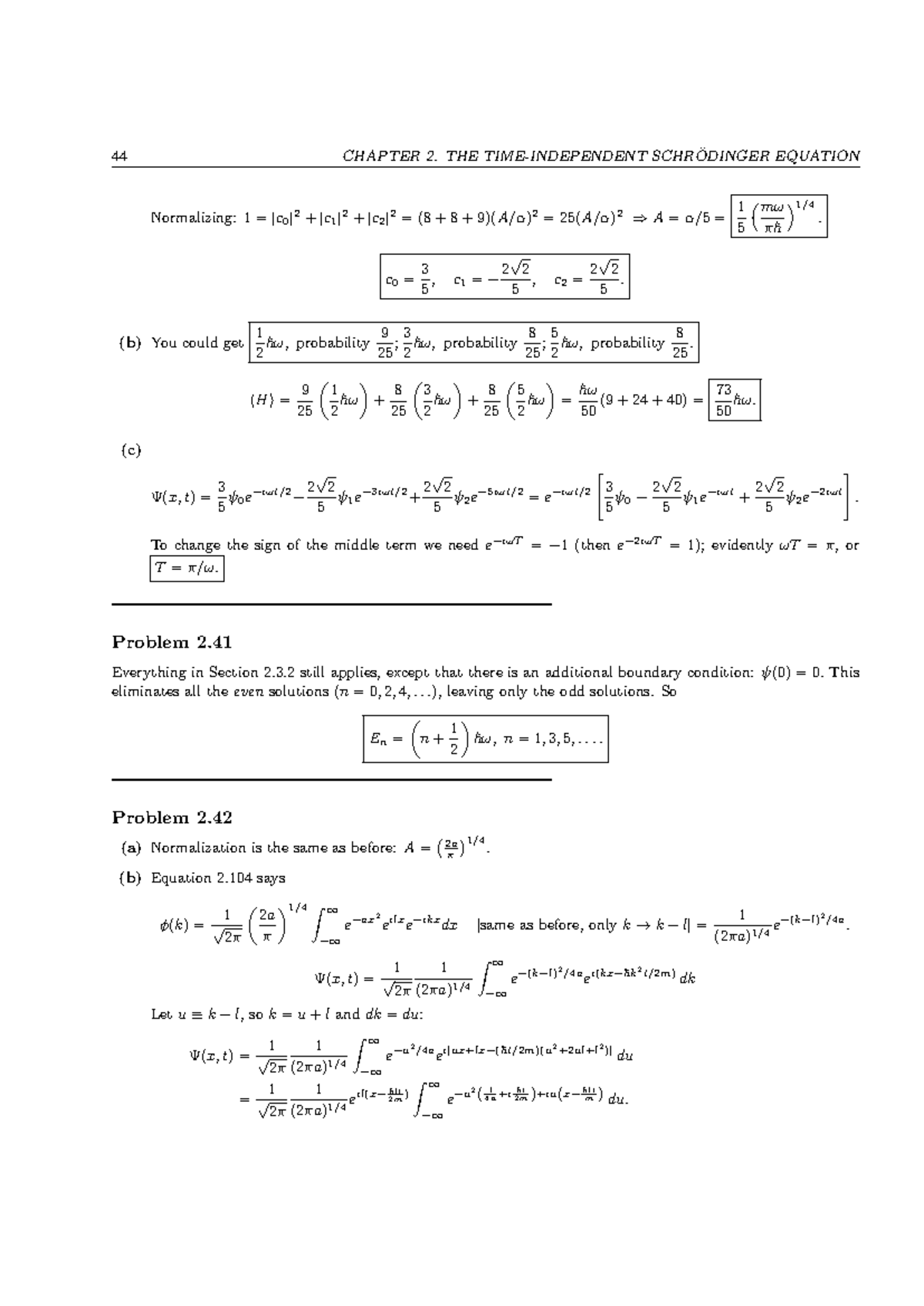 Instructors Solution Manual Introduction 44 - 44 CHAPTER 2. THE TIME ...