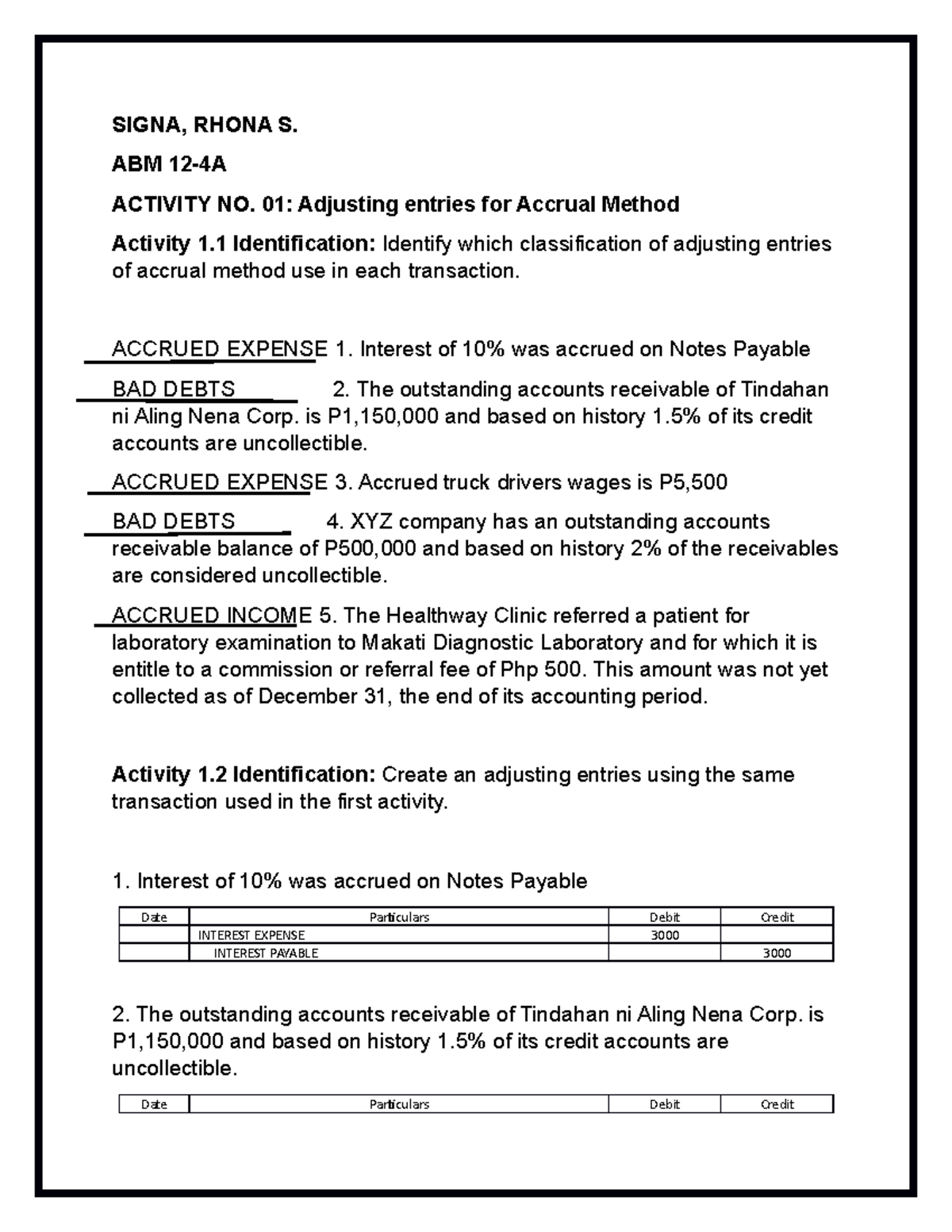 Activity no. 1 Fabm2 - helps student to answers their modules or ...