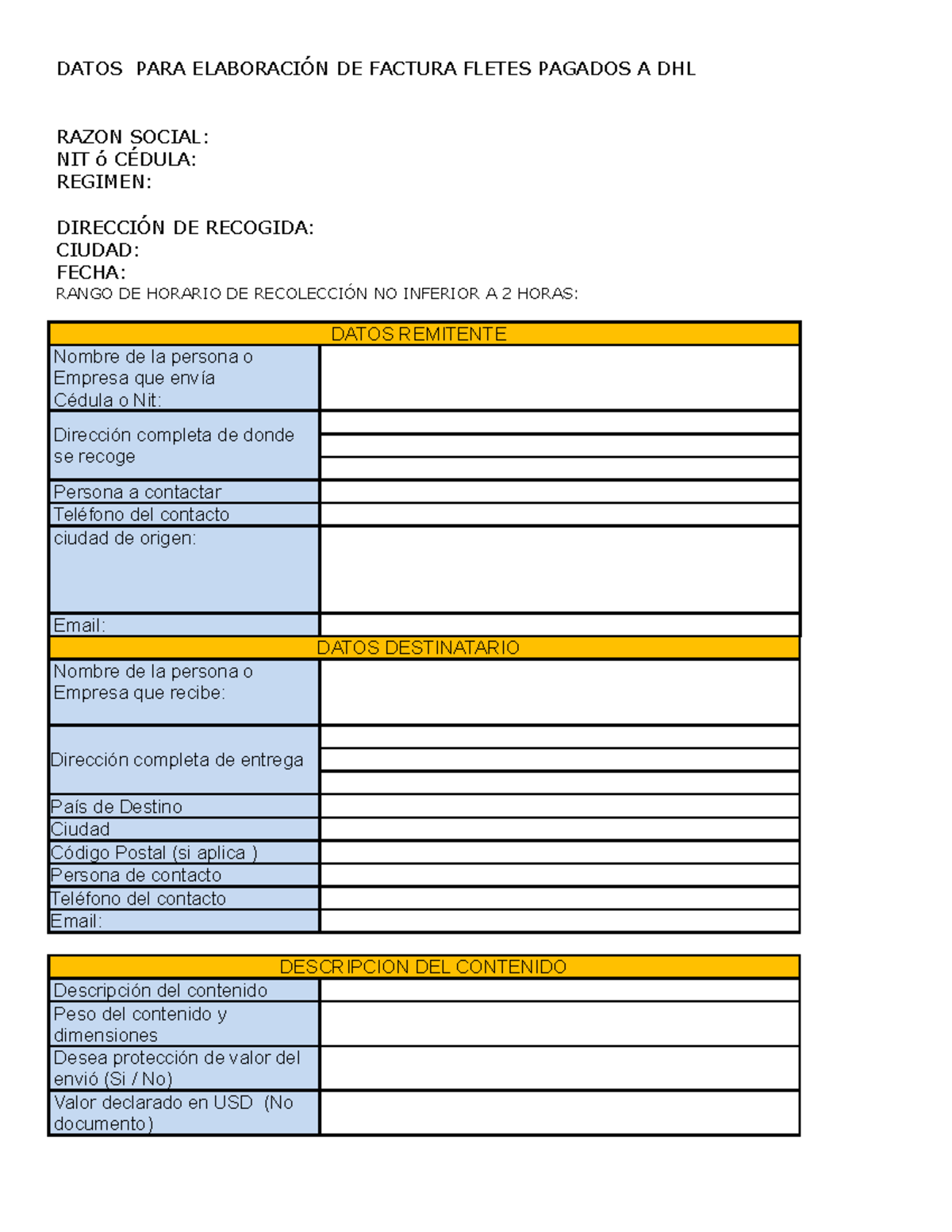1 Formato GUIA - guia - DATOS PARA ELABORACIÓN DE FACTURA FLETES ...
