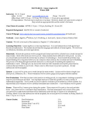 Mathematics - uchicago Program of Study The Department of Mathematics ...