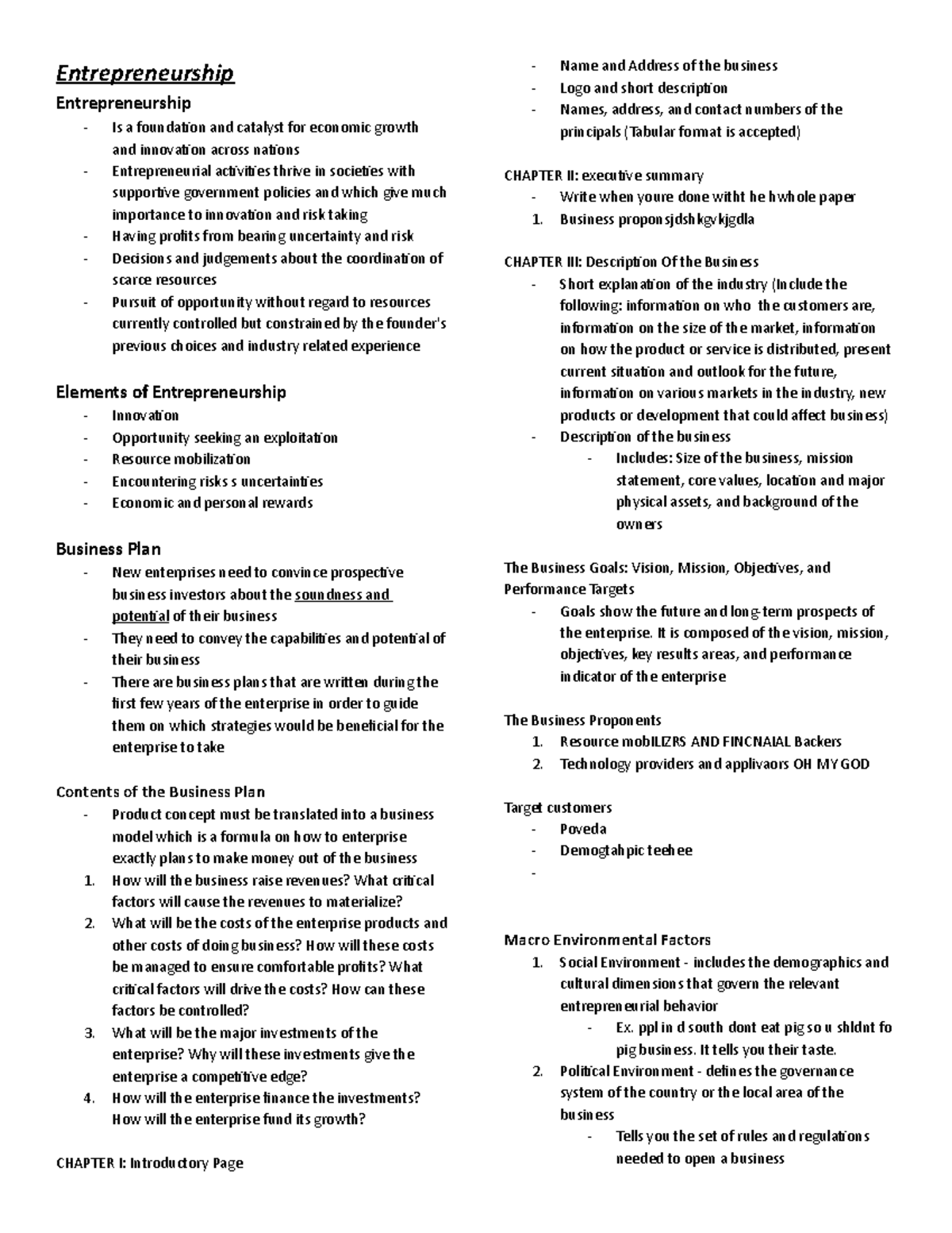 Entrepreneurship DK - Entrep - Entrepreneurship Entrepreneurship Is a ...