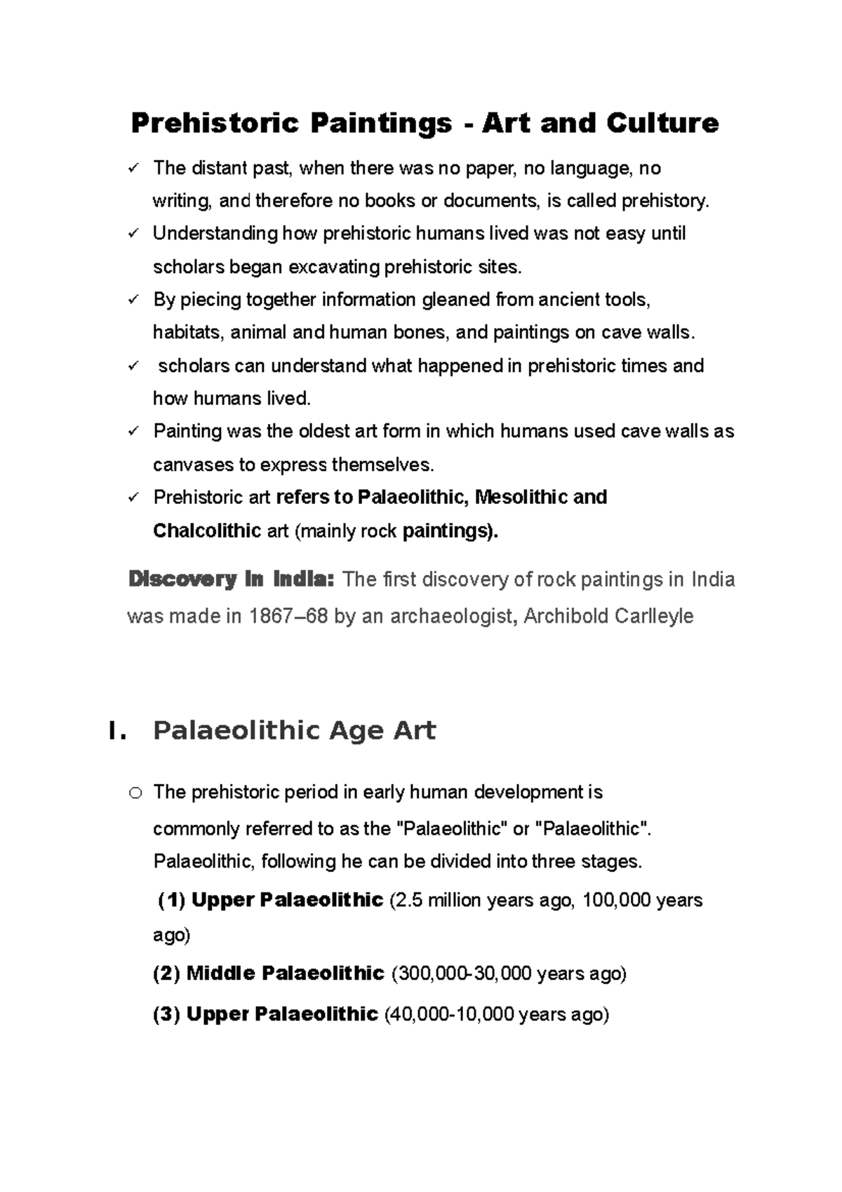 Prehistoric Paintings - Understanding how prehistoric humans lived was ...