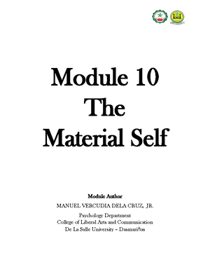 UTS - Module 1A - Western Perspective - 1 G-PSYC Understanding the Self ...