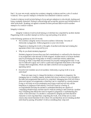 Academic Path Reflection - 1 Academic Path Reflection Grand Canyon ...