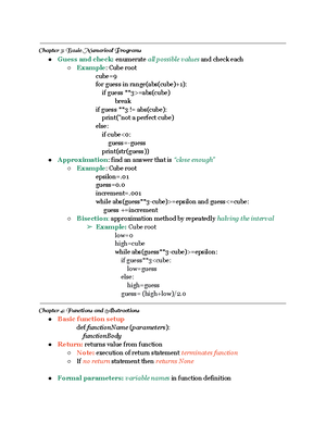 Chapter 7-8 - 6.100A Lecture Notes 7-8 - Chapter 7: Exceptions and ...