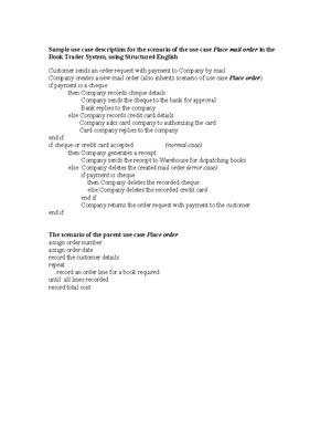 Feedback for Sequence Diagram Tutorial Case Studies - COMP11032 Object ...