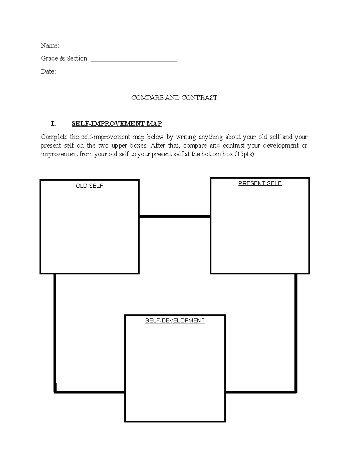Compare-AND- Contrast TASK - Name